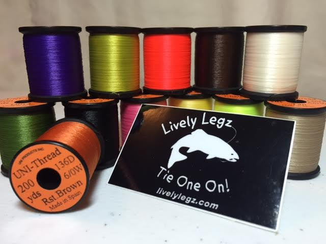 Fly Tying - Thread, Wire & Ribbing – Lively Legz Fly Fishing