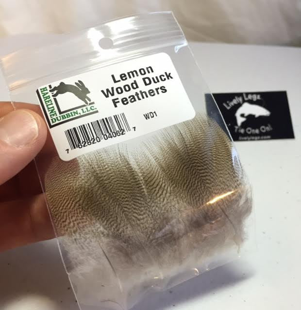 Lemon Wood Duck Feathers (12 Super Select) – Lively Legz Fly Fishing